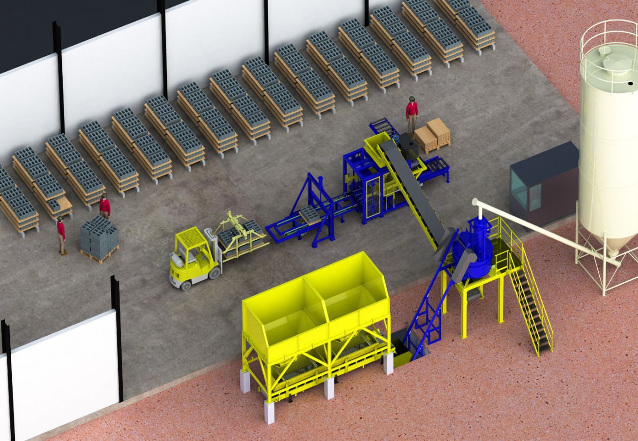 ®Rometa 1010 Mobile Block Machine Details | Rometa